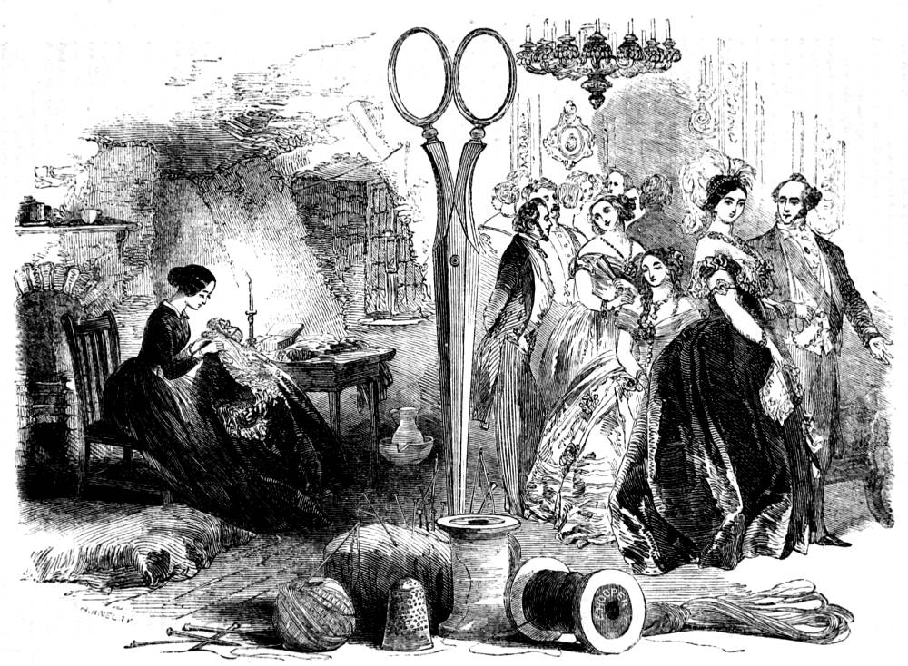 Illustrations for G. W. M. Reynolds’s “The Seamstress; or the White ...